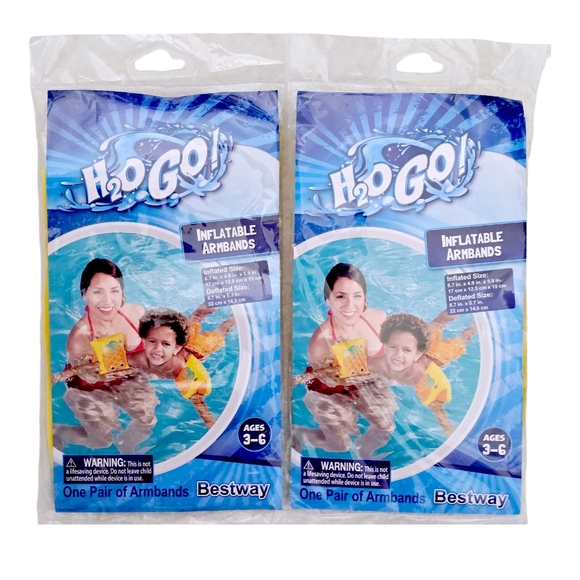 Bestway | Swim | New 2 Pairs Kids Floaties Inflatable Arm Bands Swim ...